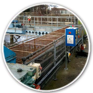 Lubrication system for grit rake - Dropsa