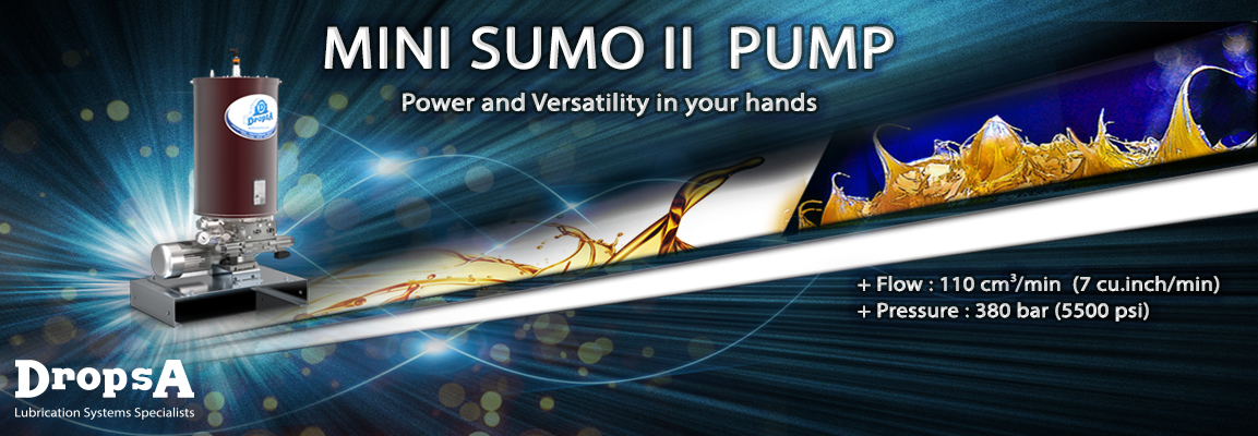 New Mini Sumo II pump - for medium and large size systems - Dropsa