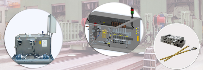 Rolling mill air/oil lubrication system - Dropsa