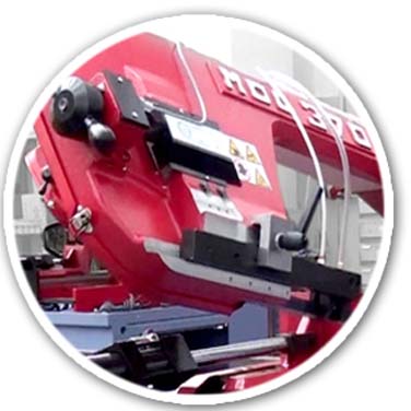 Lubrication of bandsawing machines - Dropsa